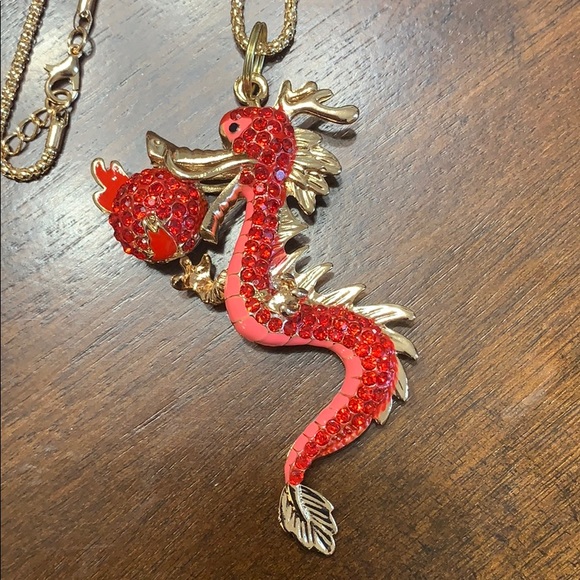 Jewelry | Red Dragon Necklace | Poshmark